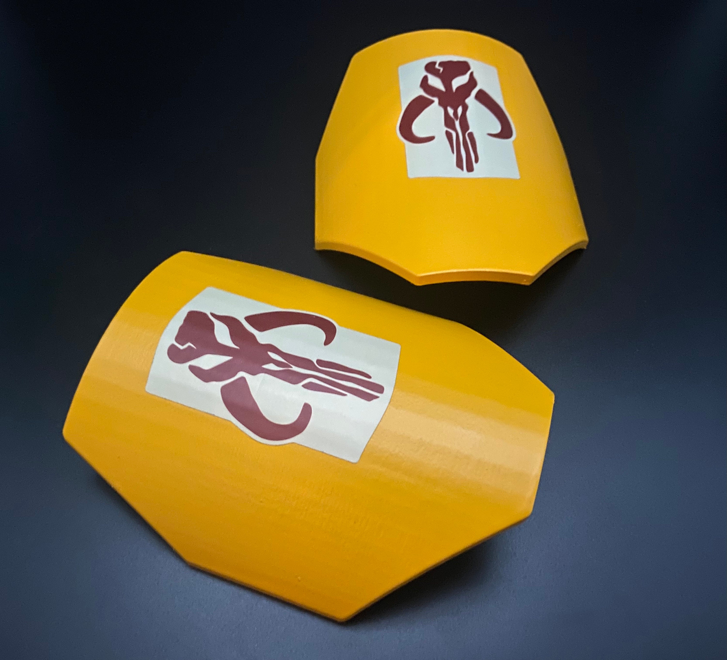 Boba Fetts Shoulder Armor book of Boba Fett Ready to Ship - Etsy