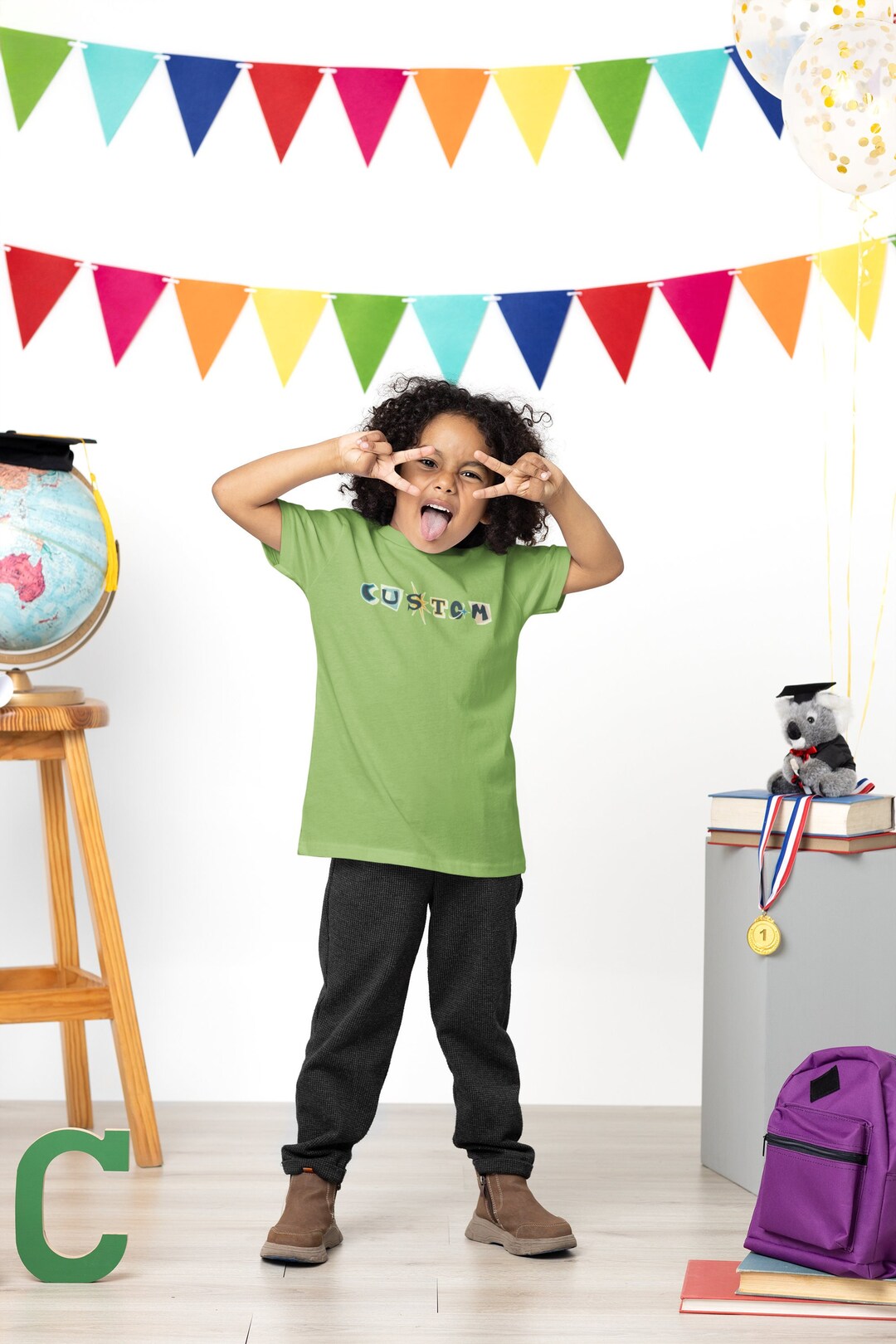 Custom Students' Name T-shirt, Back to School Tee, First Day of School ...