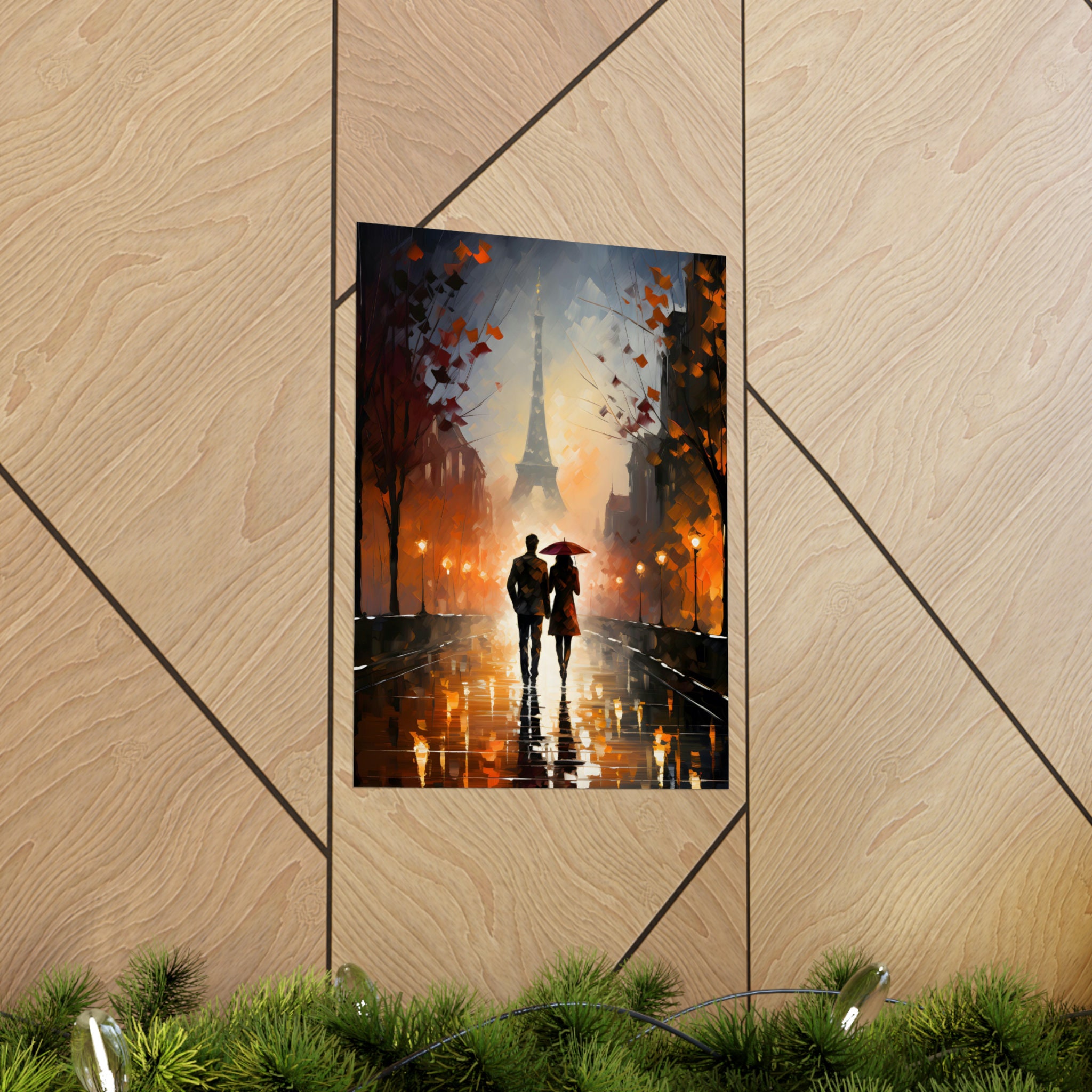 Impressionism Poster, Romance Art Print Matte Poster, Home Decor, House ...