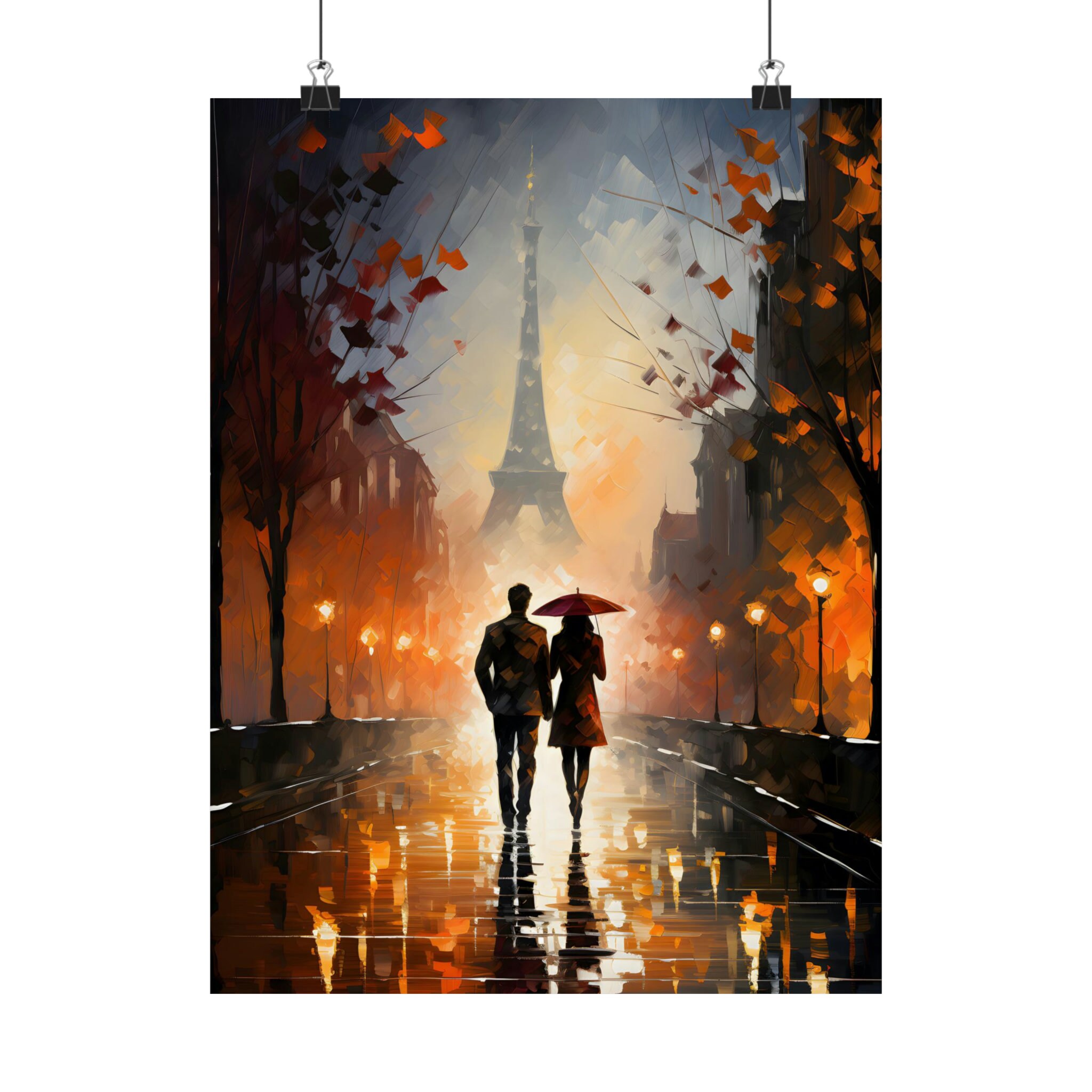 Impressionism Poster, Romance Art Print Matte Poster, Home Decor, House ...