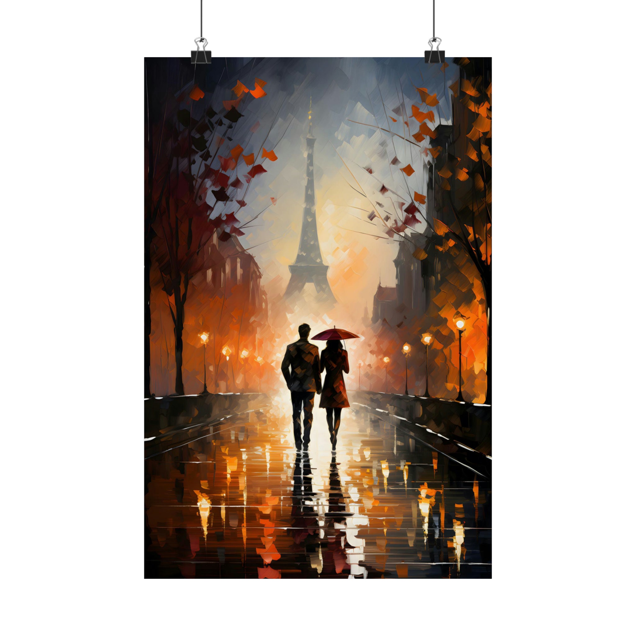 Impressionism Poster, Romance Art Print Matte Poster, Home Decor, House ...
