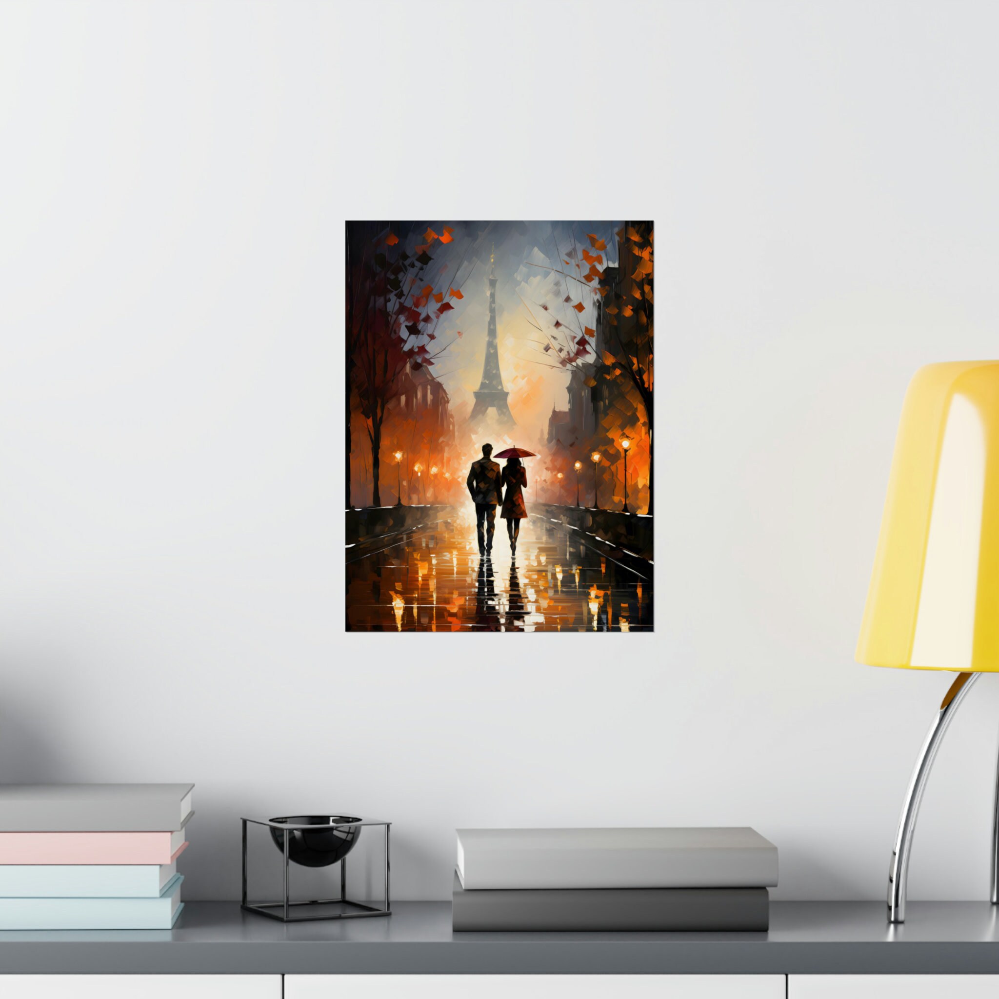 Impressionism Poster, Romance Art Print Matte Poster, Home Decor, House ...