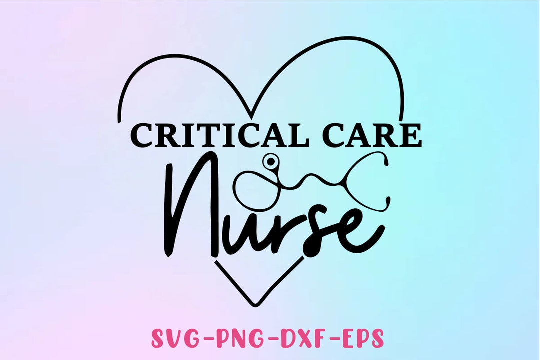 Critical Care Nurse SVG, Retro Wavy Text SVG, Nurse Appreciation, Boho ...