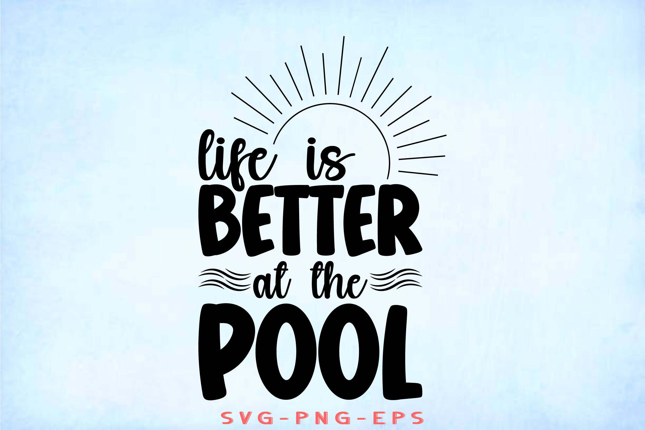 Life is Better at the Pool Svg Beach Svg Summer Svg - Etsy