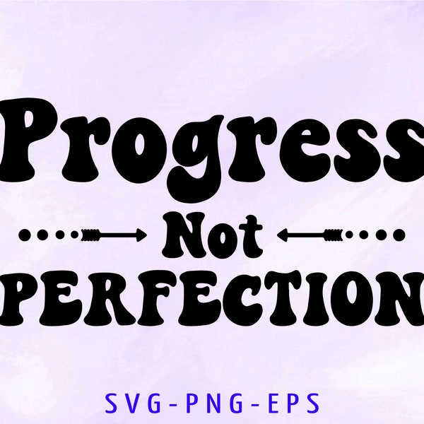 Progress Perfection - Etsy