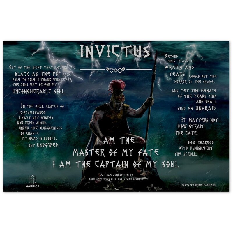 Invictus Poem - Etsy
