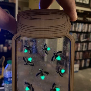 Fireflies in a Jar That Glow in the Dark - Etsy