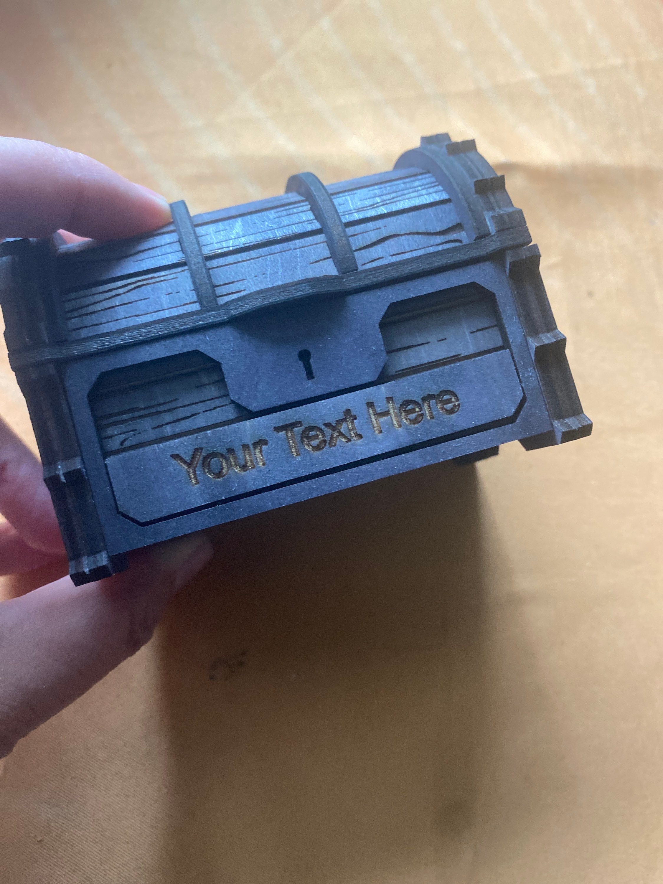 Small Mini Treasure Chest - Etsy