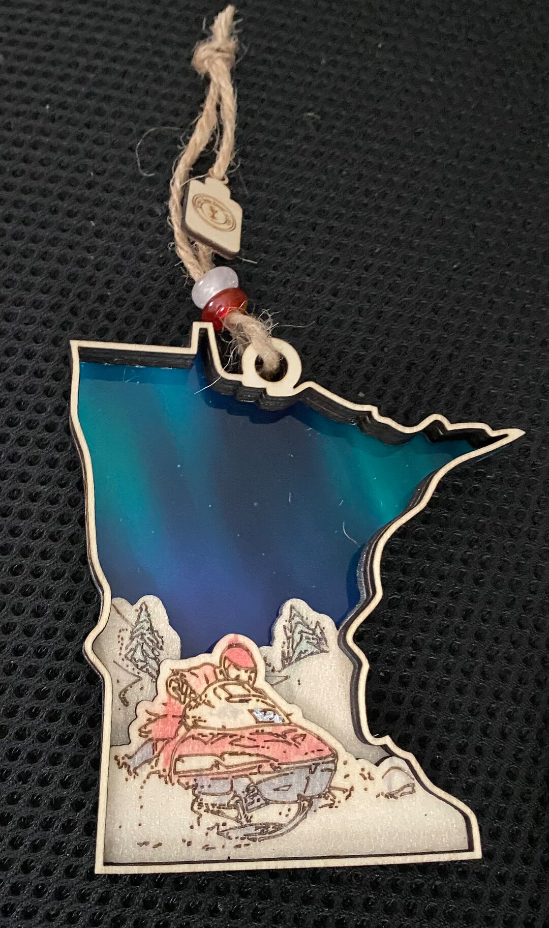 Snowmobile Minnesota Ornament - Etsy