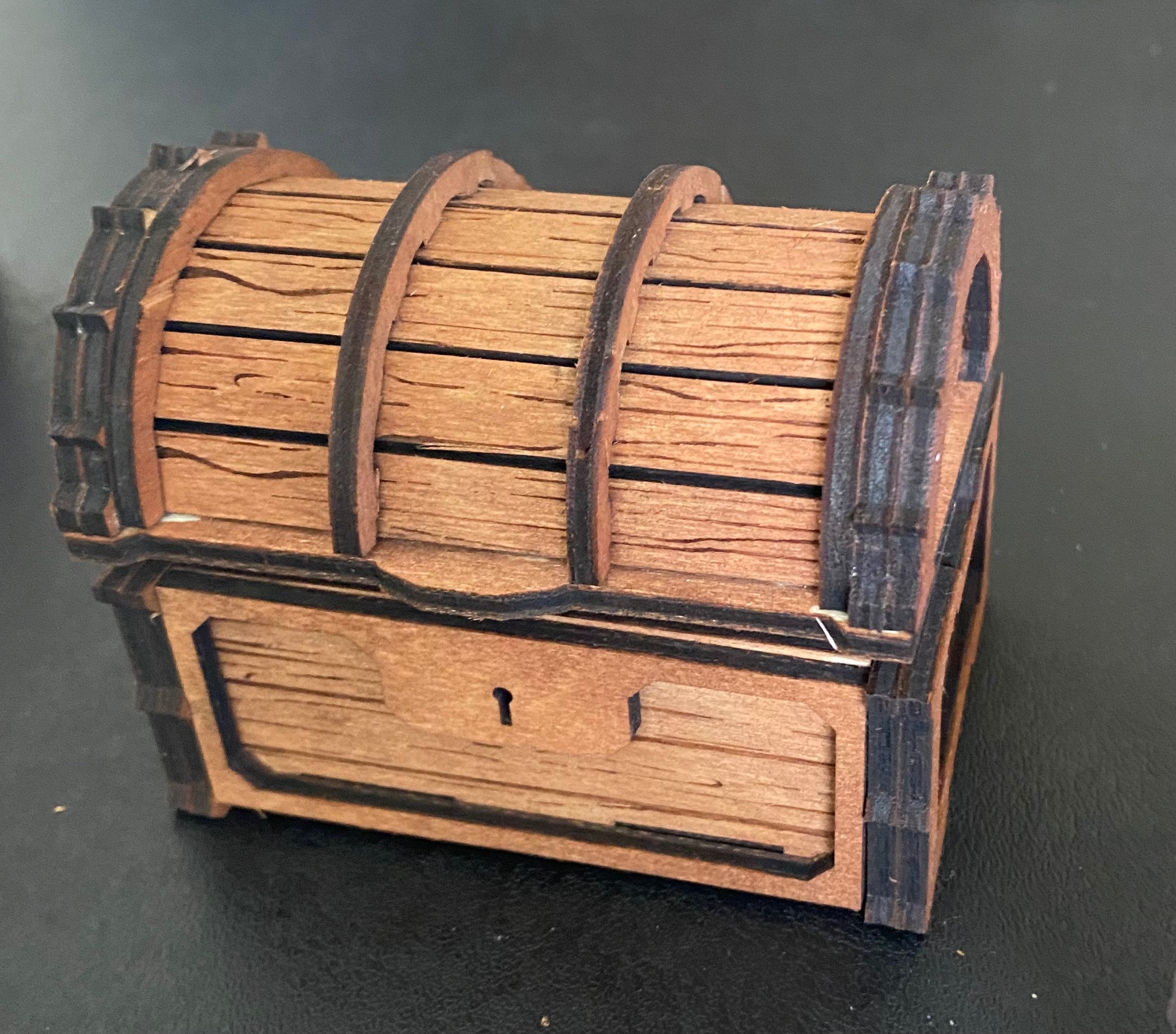 Small Mini Treasure Chest - Etsy