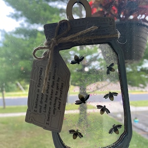 Fireflies in a Jar That Glow in the Dark - Etsy
