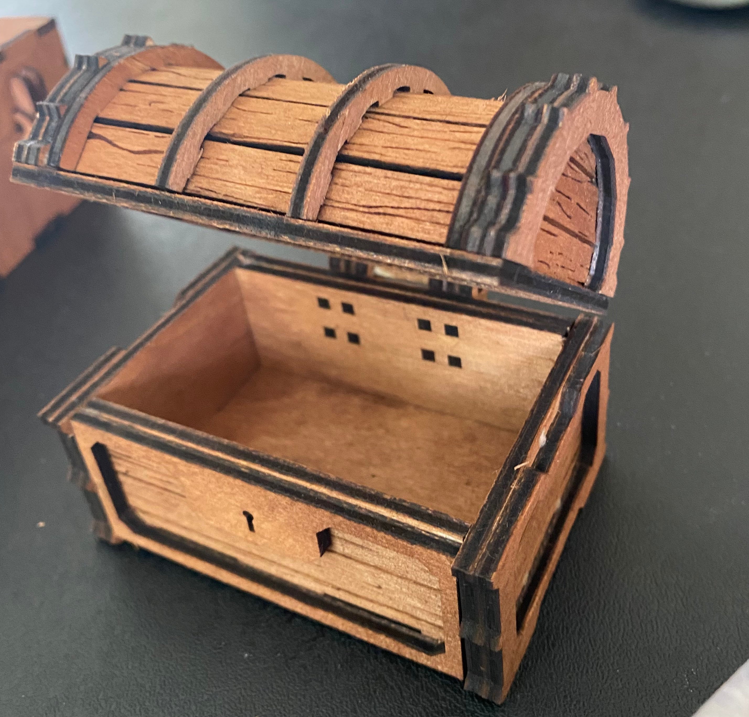 Small Mini Treasure Chest - Etsy