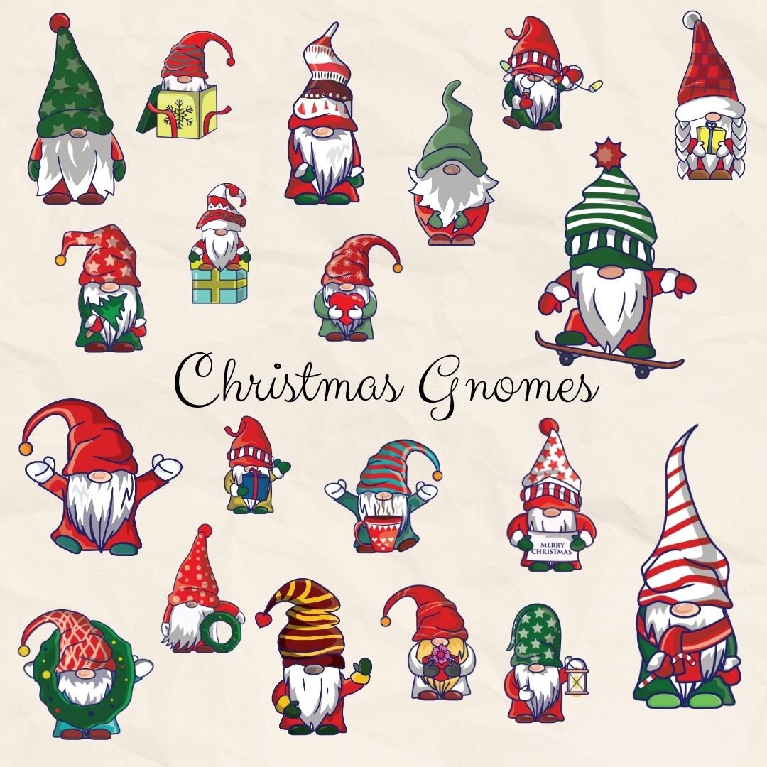 Gnome Bundle SVG, Gnome Svg, Gnomes Svg, Gnomes Cut File, Cute Gnomes Svg, Gnomes Merry ...