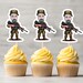 Soldier Personalized Face Cupcake Toppers, American Soldier Face ...