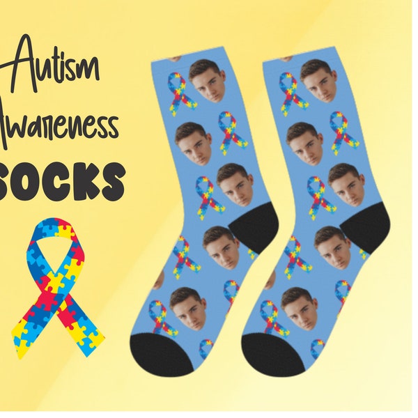Mens Autism Socks - Etsy
