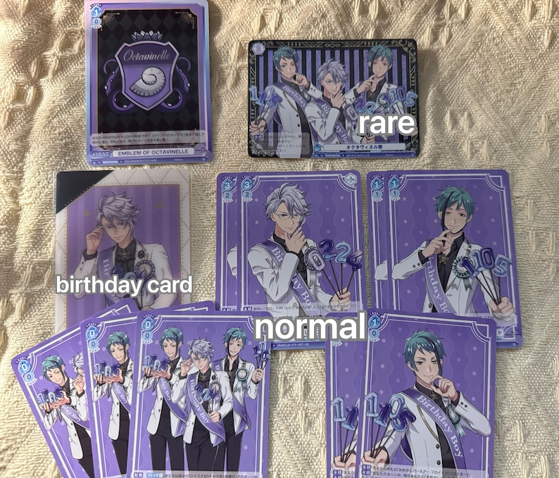 Twisted Wonderland- Holographic Cards TWST Clear Cards - Etsy