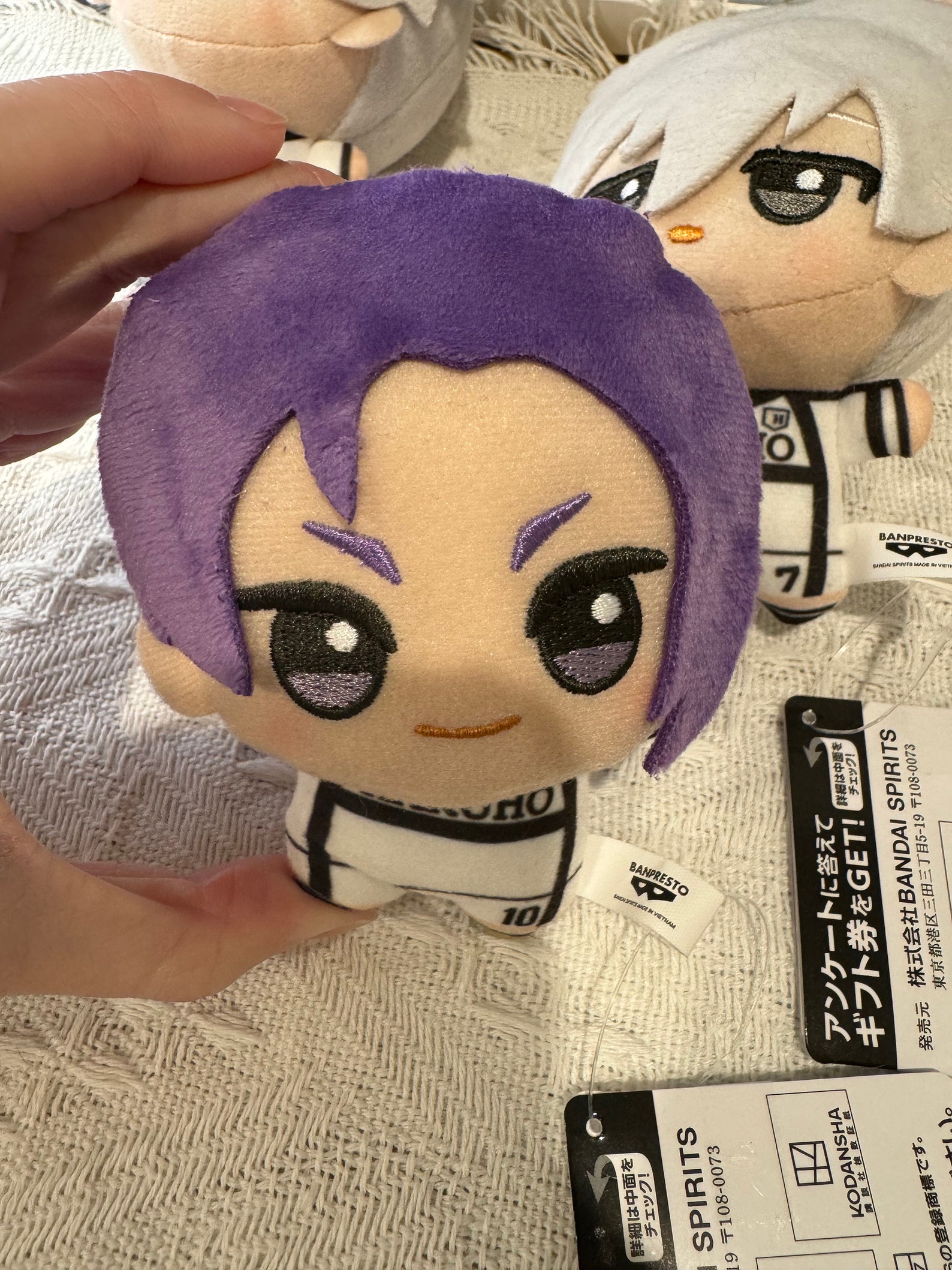 BLUE LOCK Anime Plush Doll Mini Cotton Doll Toys Limited Ver Keychains ...