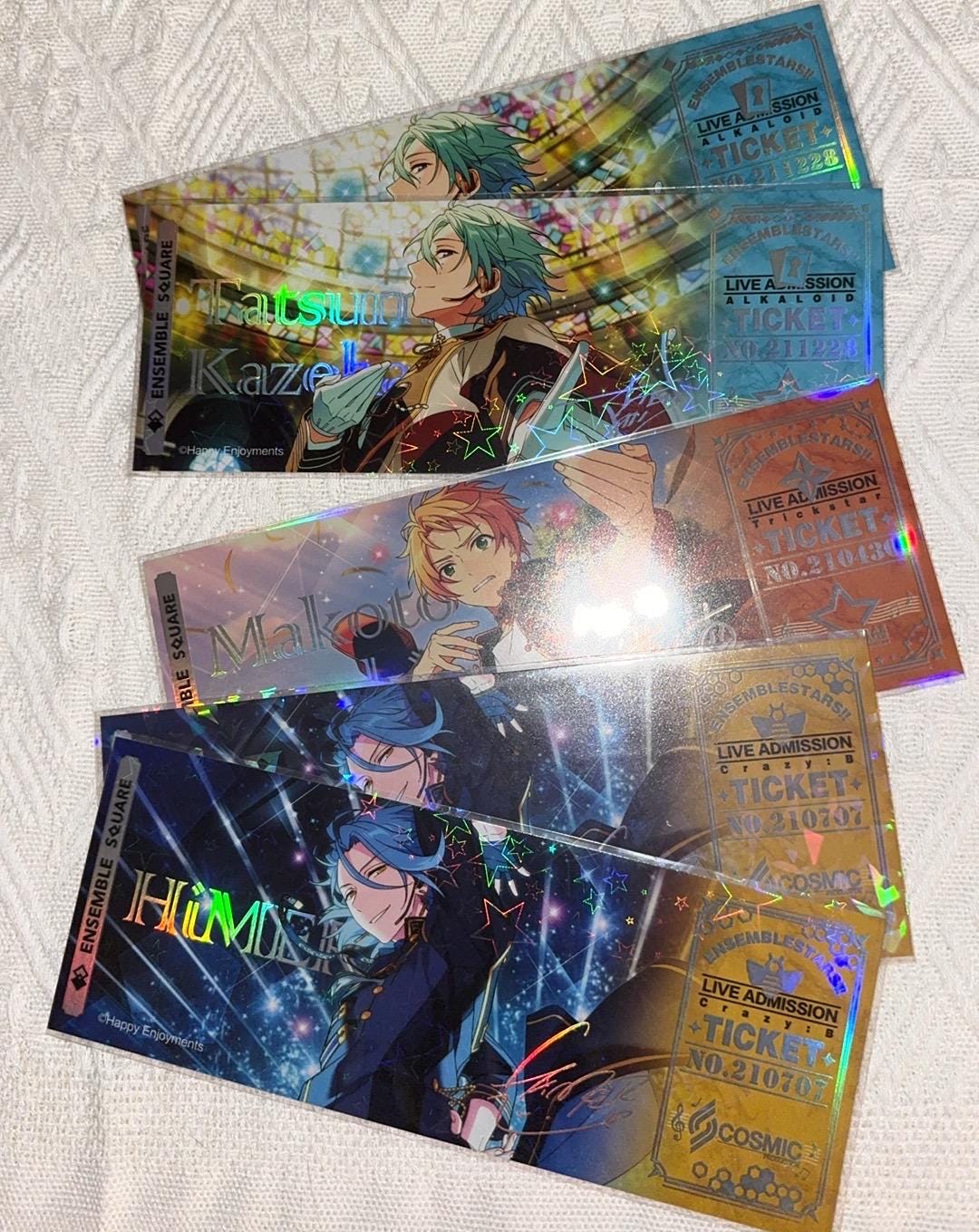 Ensemble Stars! CN Official Hologram Tickets - Etsy