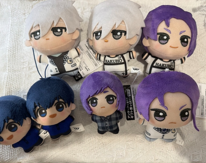 BLUE LOCK Anime Plush Doll Mini Cotton Doll Toys Limited Ver Keychains ...