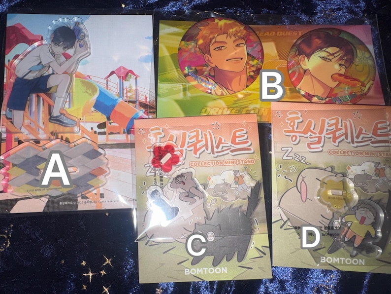Korean BL Manhwa Red Thread Quest Cafe Merch Collection - Etsy