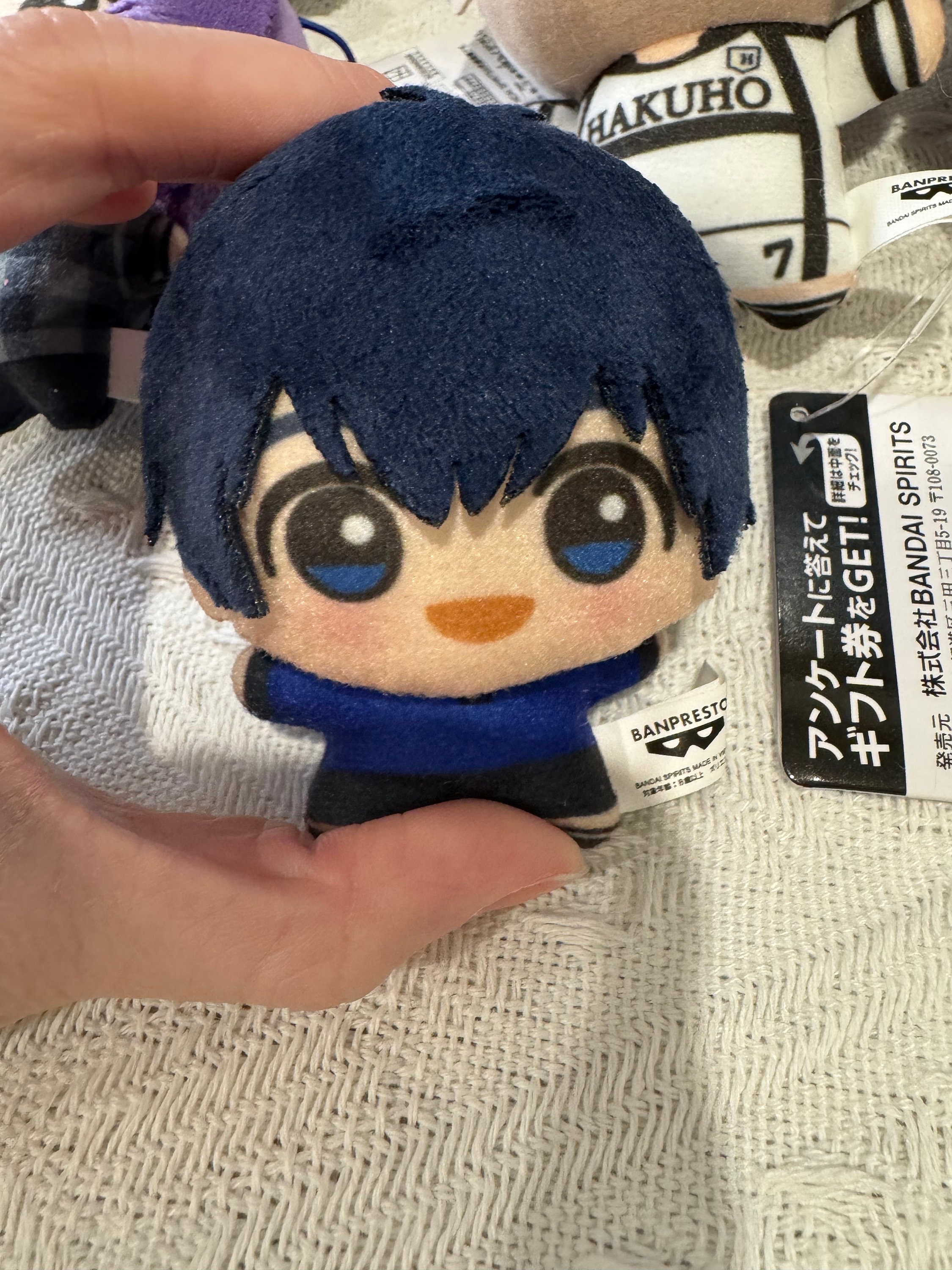 BLUE LOCK Anime Plush Doll Mini Cotton Doll Toys Limited Ver Keychains ...