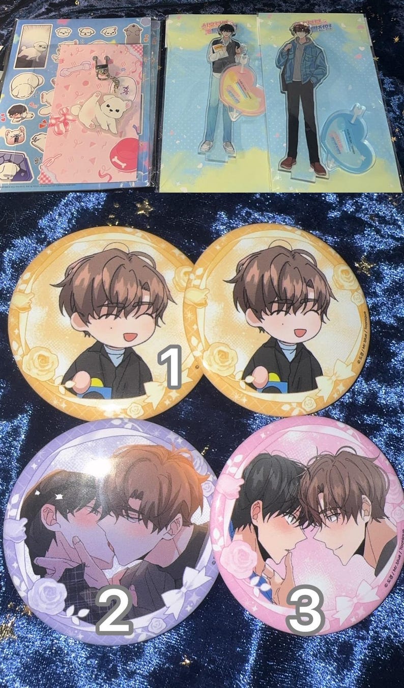 Korean BL Manhwa Lezhin Collection Photocards and Official Merchandise ...