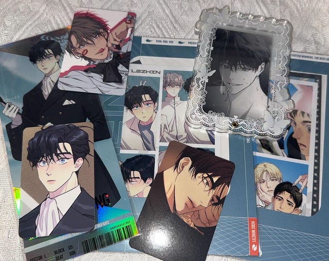 Codename Anastasia 50pc Laser Lomo Cards Taekjoo Kwon Zhenya Yaoi Korean Manhwa BL Manga C018 - Etsy