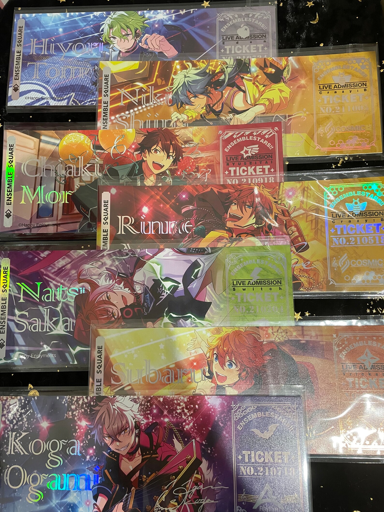 Ensemble Stars! CN Official Hologram Tickets - Etsy