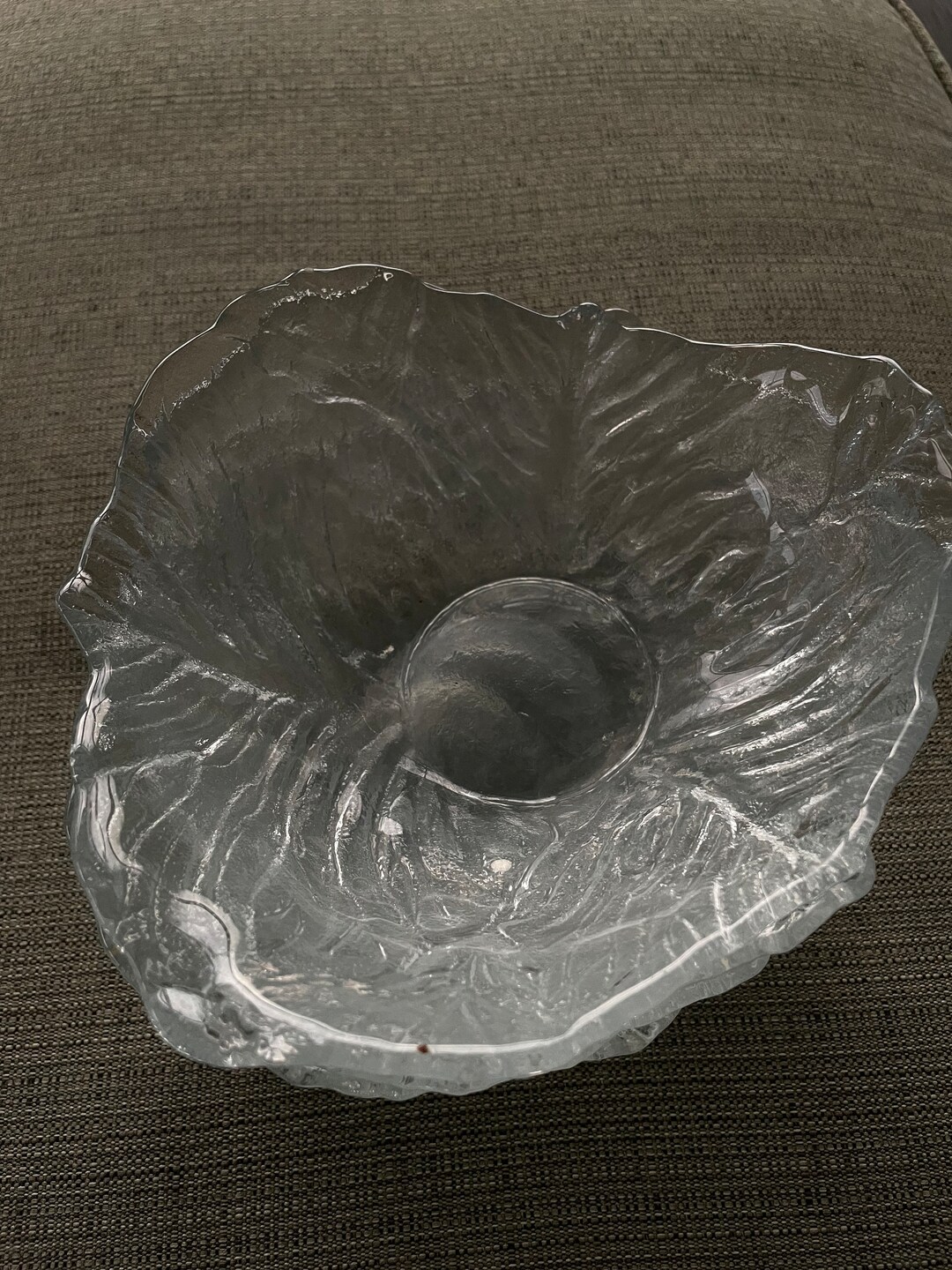 Viking Individual Glass Cabbage Leaf Salad Bowls. Set of 4 - Etsy