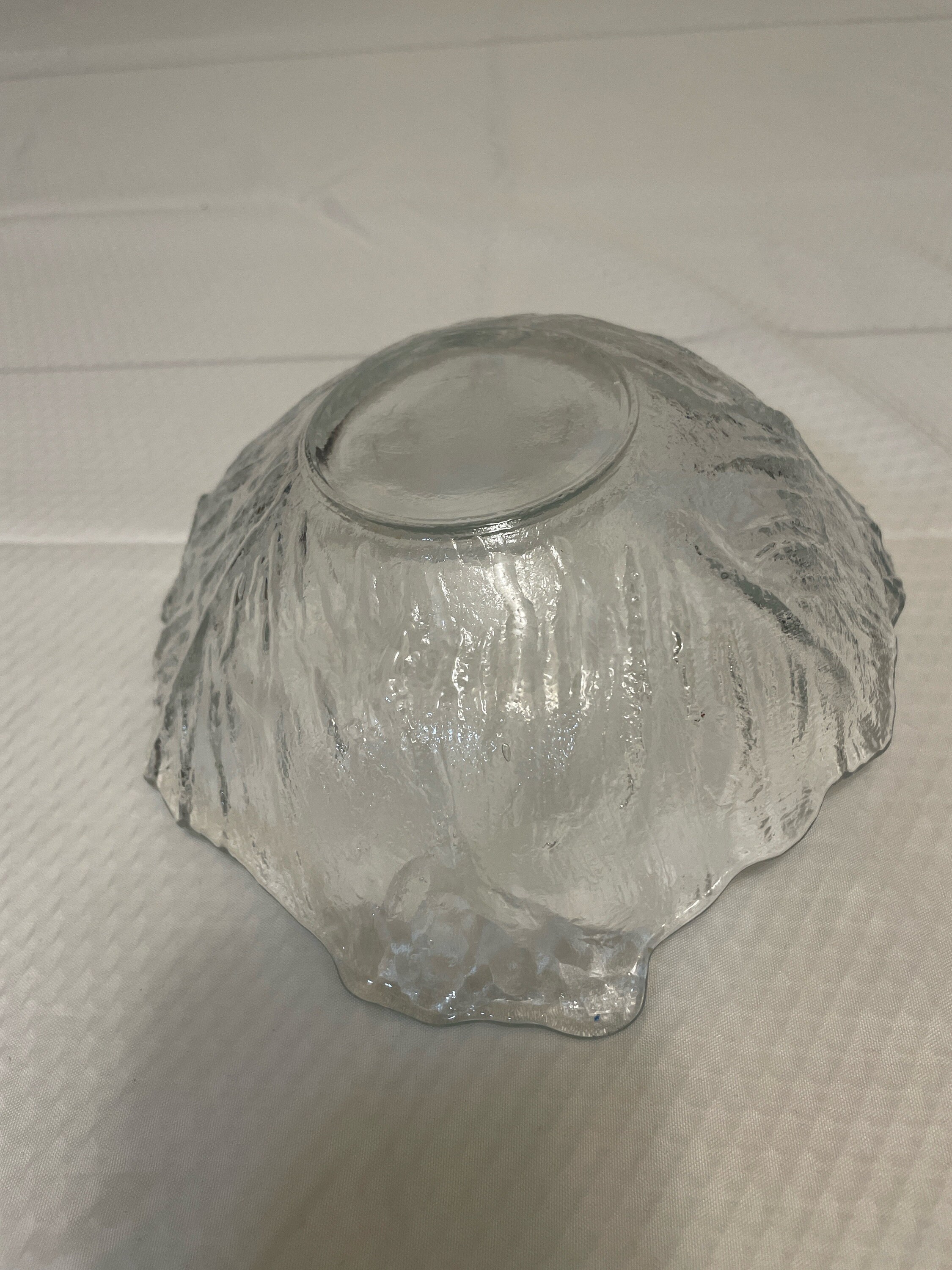 Viking Individual Glass Cabbage Leaf Salad Bowls. Set of 4 - Etsy