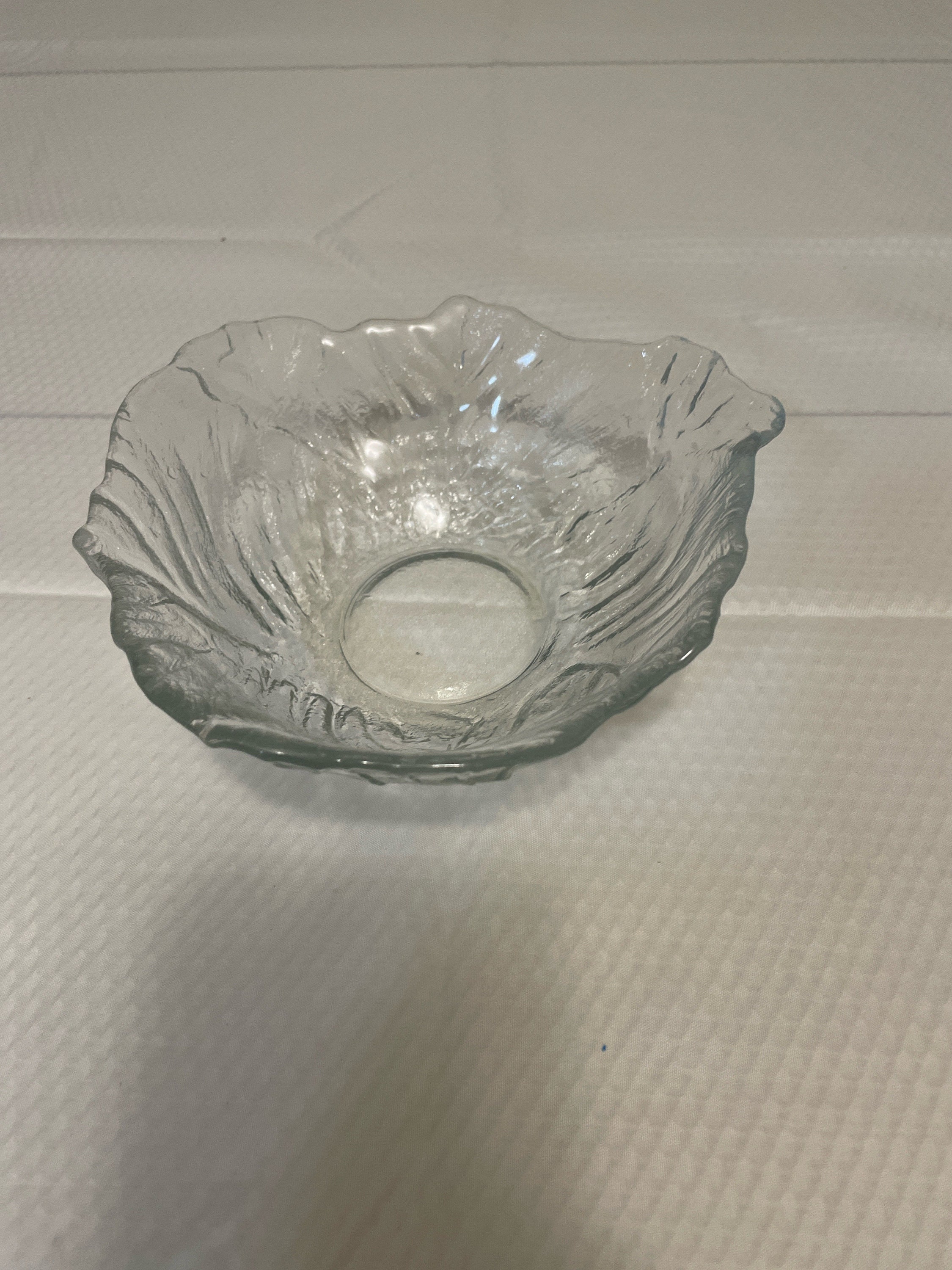 Viking Individual Glass Cabbage Leaf Salad Bowls. Set of 4 - Etsy