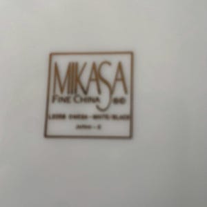 Mikasa Omega Black, Gold and White Rim Soup Bowls. Set of Four. - Etsy