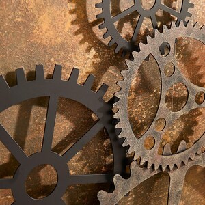 Luxury Metal Cog Wall Art Indoor & Outdoor Rustic - Etsy