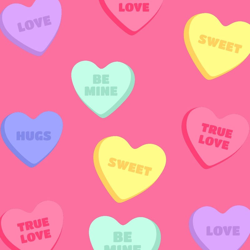 Preppy Heart Wallpaper - Etsy