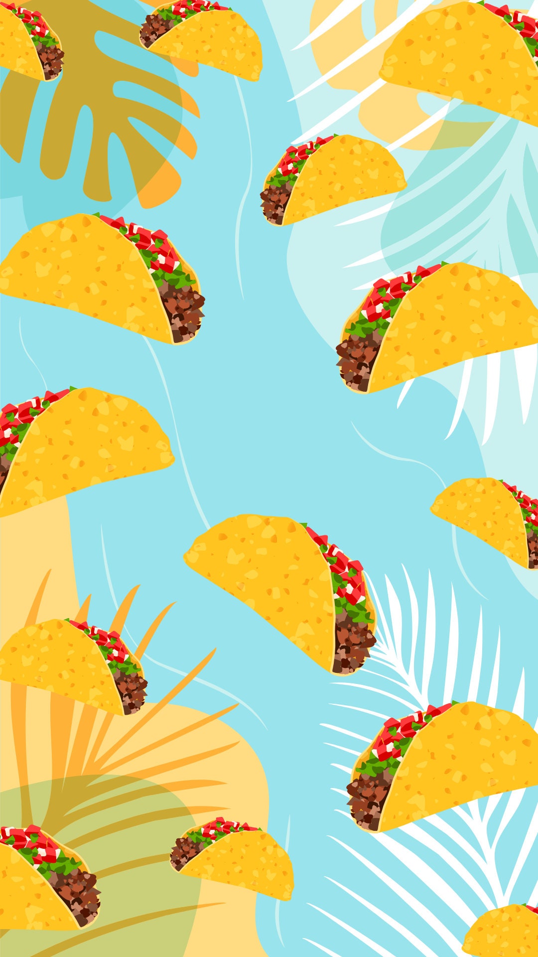 Digital Wallpaper - Taco Digital Wallpaper- Phone Wallpaper- Digital ...