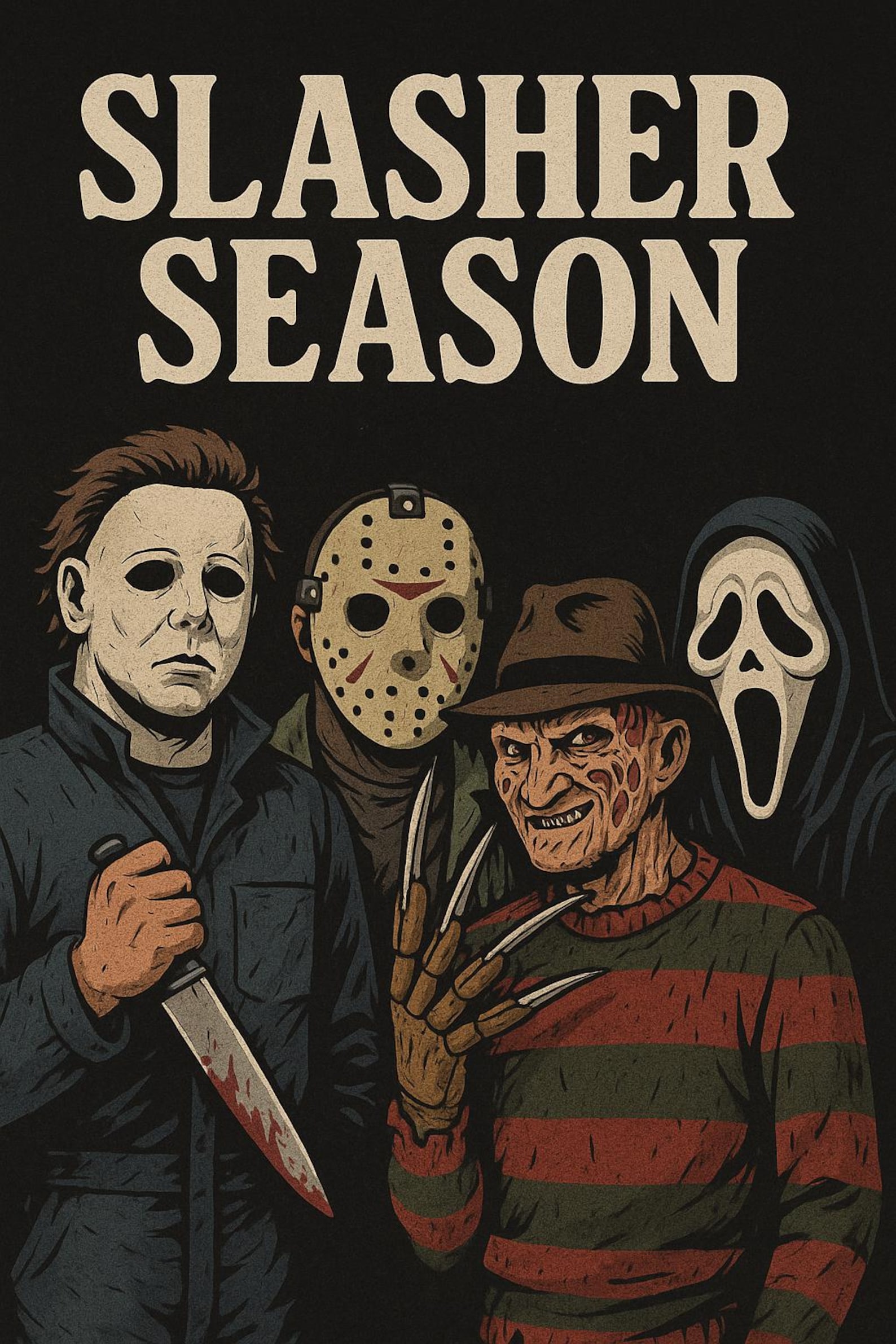 Halloween Wallpaper- Halloween Slasher Wallpaper - Killer Slasher ...
