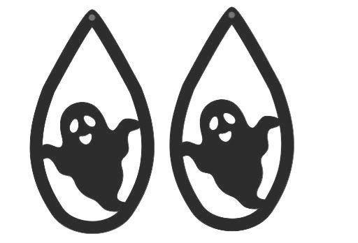 SVG Ghost Earring File- SVG Ghosts- Cricut SVG Earrings- Ghost Earrings ...