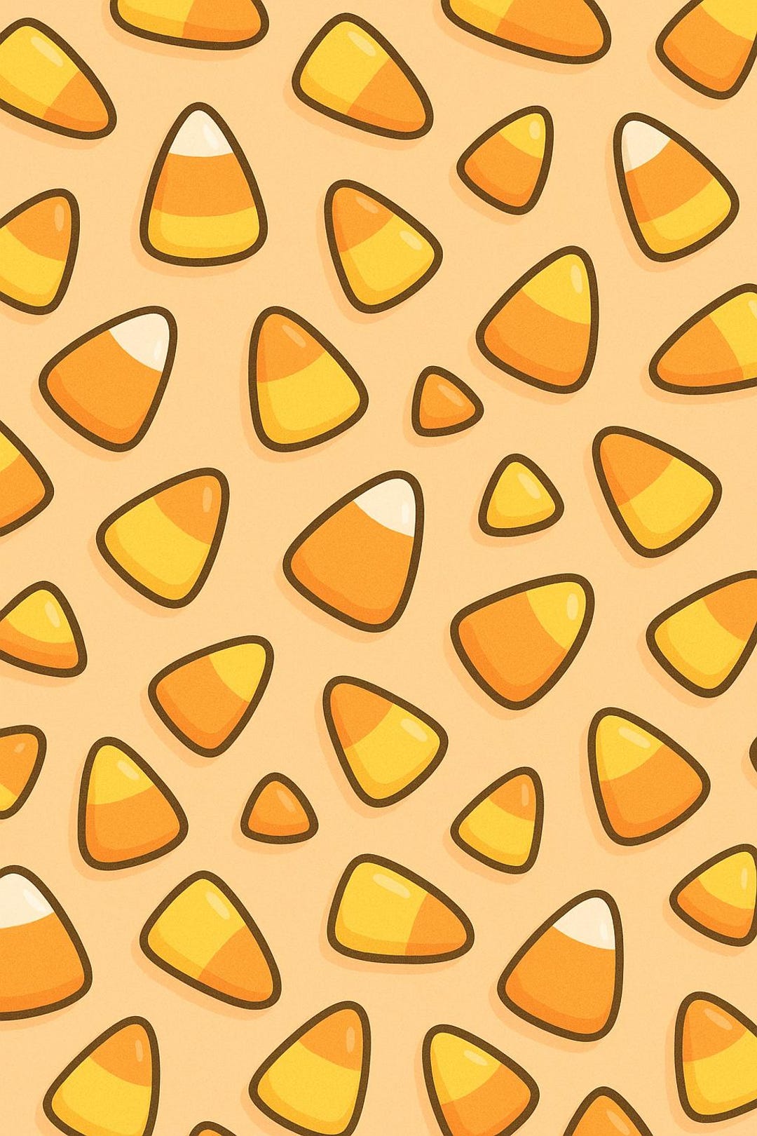 Halloween Wallpaper- Candy Wallpapers- Candy Corn Phone Wallpaper - Etsy