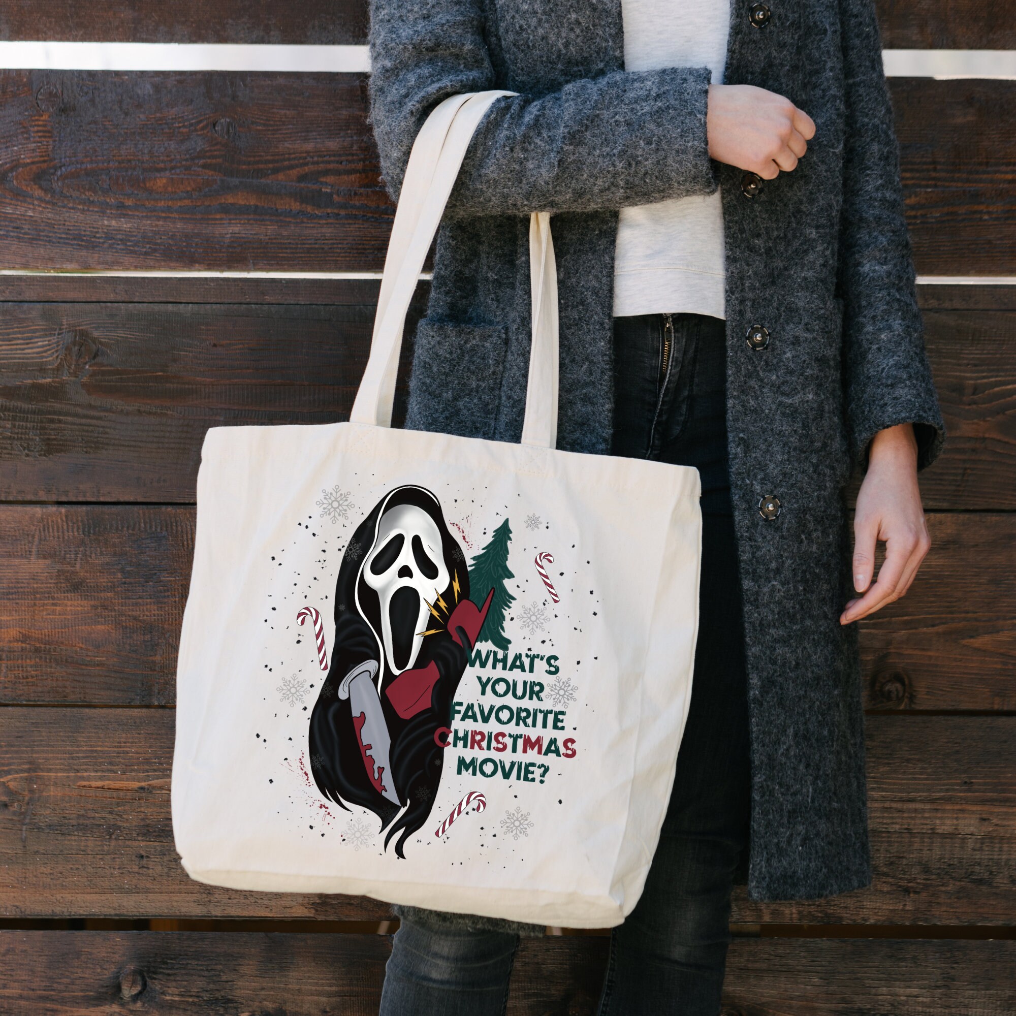 Ghostface Christmas PNG Digital File Christmas Sublimation - Etsy