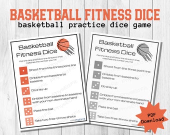 Printable Soccer Fitness Dice Game PDF Physical Education Teacher ...