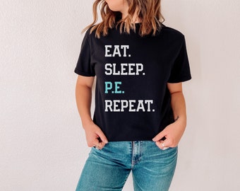 Physical Education PE Teacher Phys Ed Shirt Graphic Tee Unisex Teacher ...