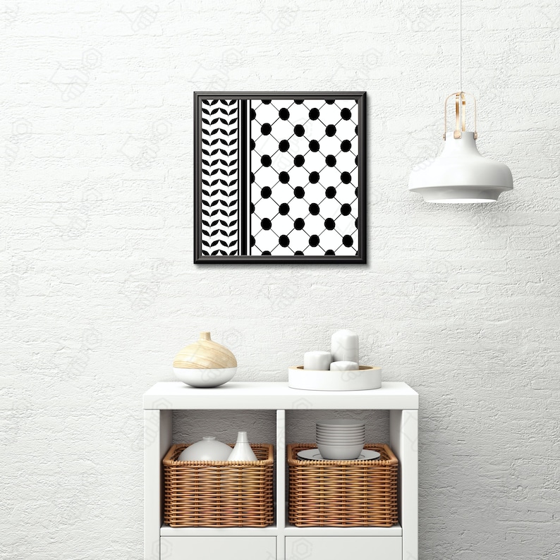 Palestinian Keffiyeh Clipart File SVG PNG DXF Instant Download - Etsy ...