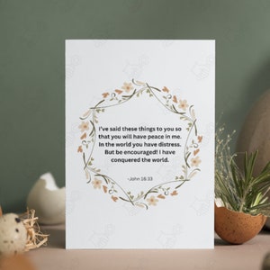 Bible Verses Floral Frame Digital Clipart Bundle 20 Svg Png Bundle ...