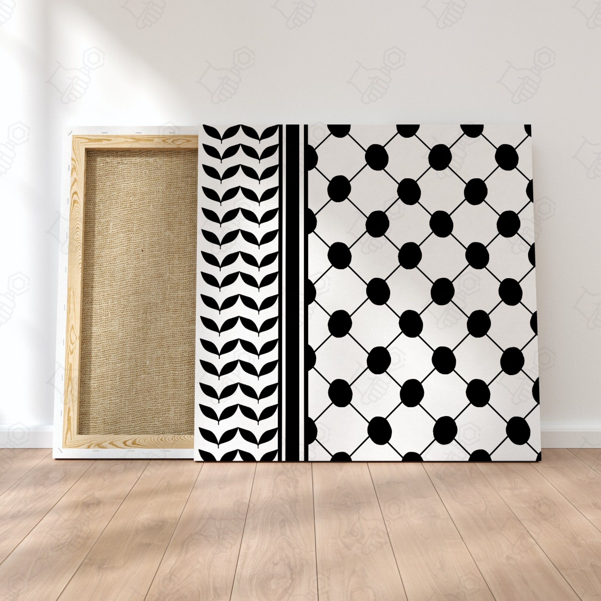 Palestinian Keffiyeh Clipart File SVG PNG DXF Instant Download Koufeyye ...