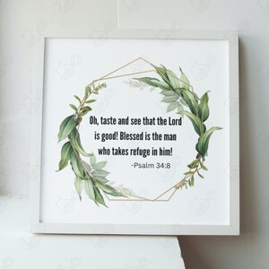 Bible Verses Floral Frame Digital Clipart Bundle 20 Svg Png Bundle ...