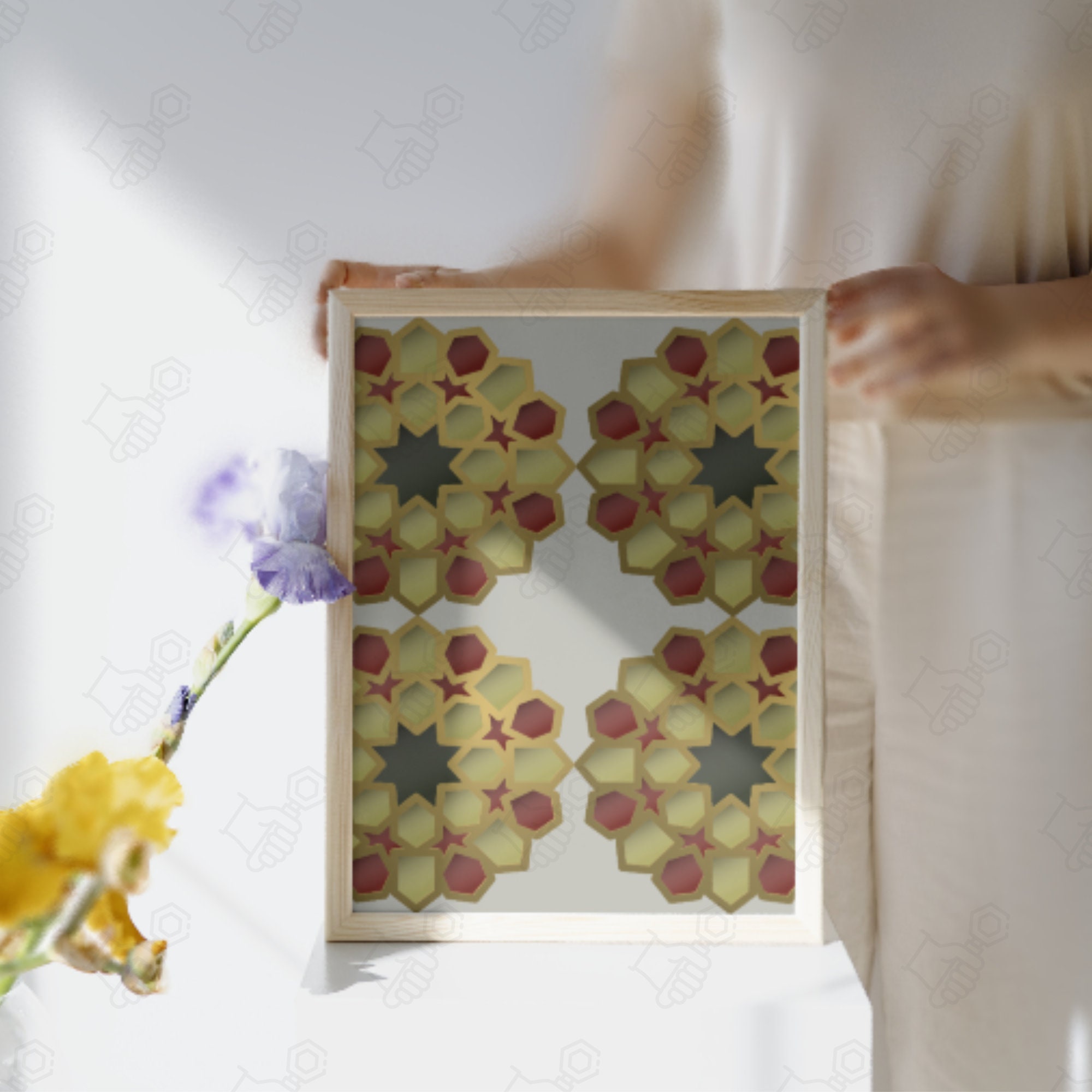 Arabic Designs 15 Clipart Bundle SVG PNG Files Instant Download Digital ...