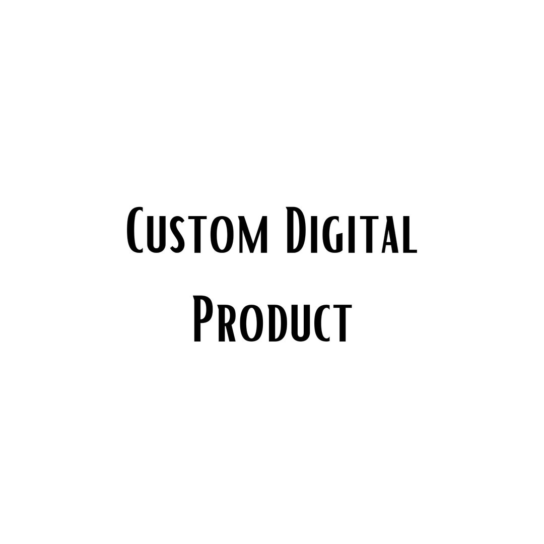 Custom Digital Product PNG JPG SVG Custom Order Digital File - Etsy