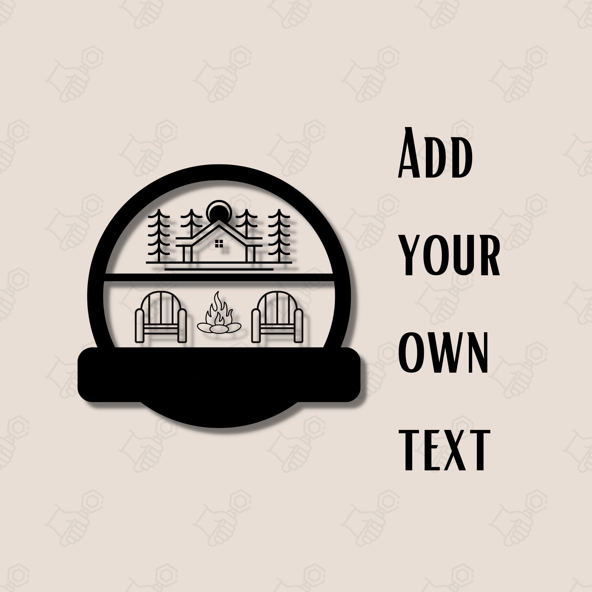 Fire Pit Sign Png Svg EPS DXF Files Custom Firepit Sign Printable Laser ...