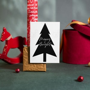 Merry and Bright SVG Clipart Bundle 15 Files Instant Download - Etsy