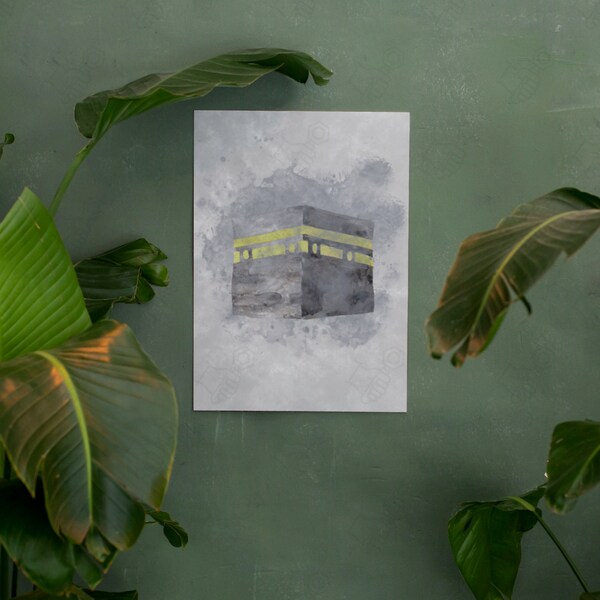 Kaaba Watercolor - Etsy